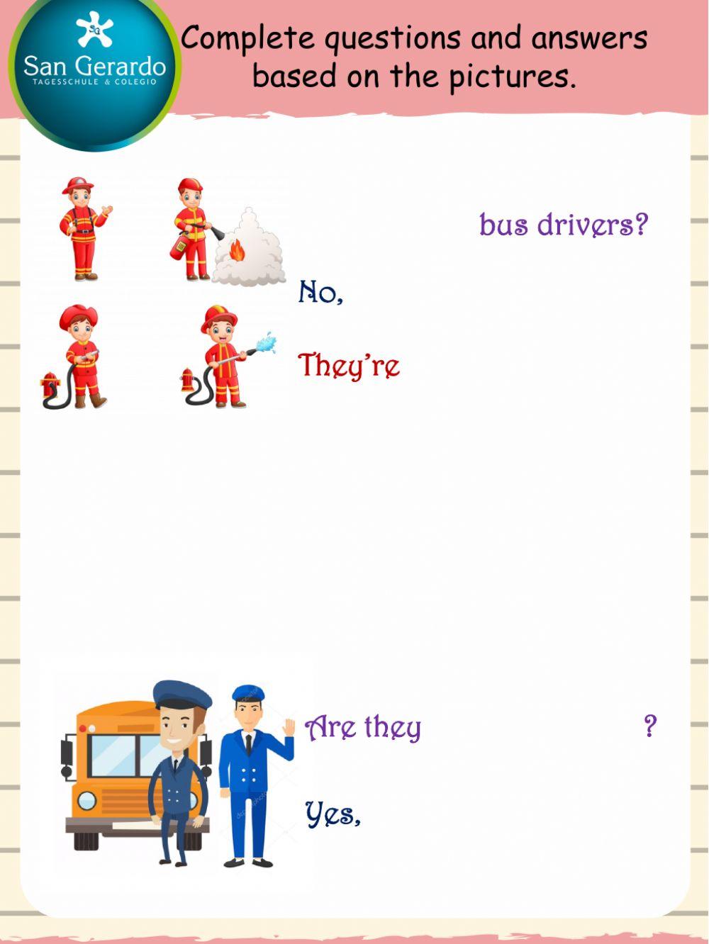 Yes - No questions plural (jobs) 5909330 | Diana Isabel