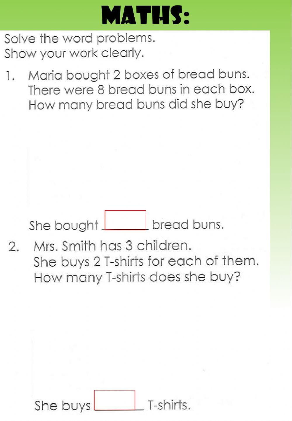 WEEK 22: THURSDAY: Word Sums worksheet | Live Worksheets