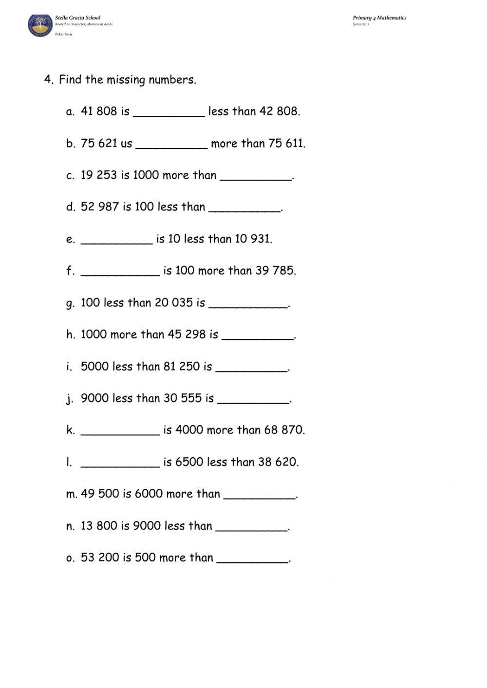 Worksheet 5 interactive worksheet | Live Worksheets