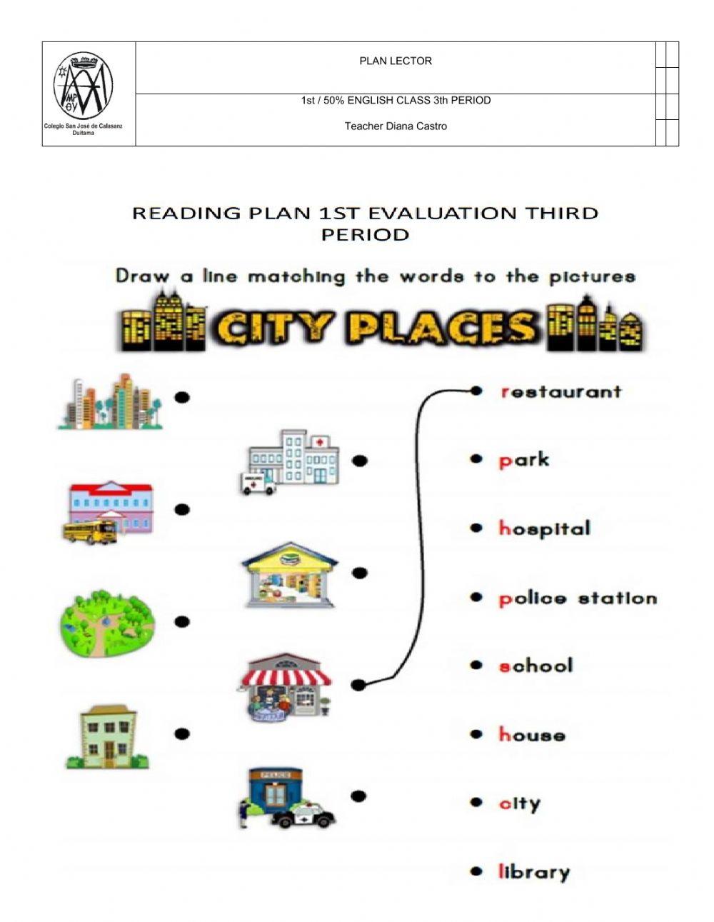 City places 311134 | Diana Maria Castro | LiveWorksheets