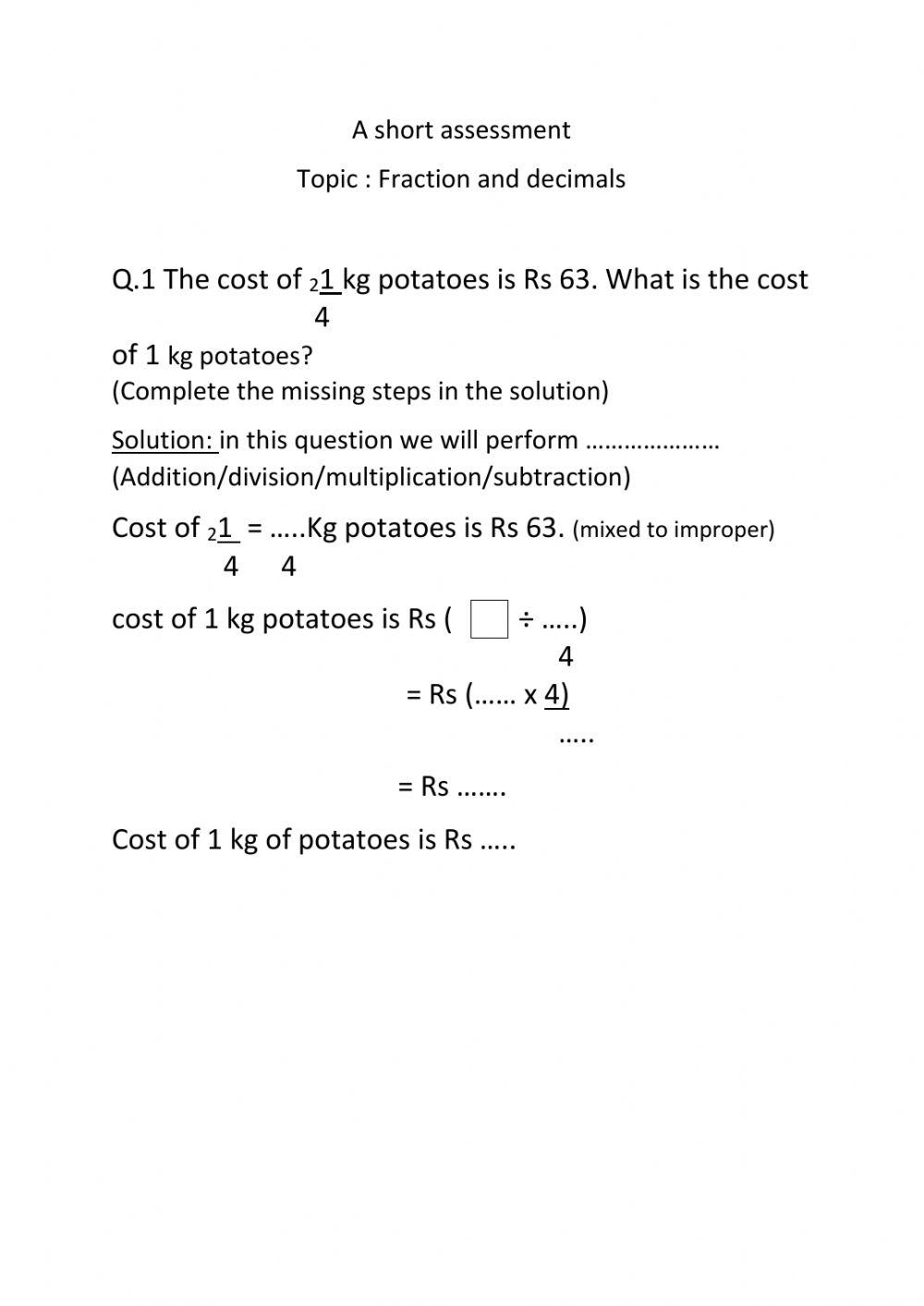 Practice sheet interactive worksheet | Live Worksheets