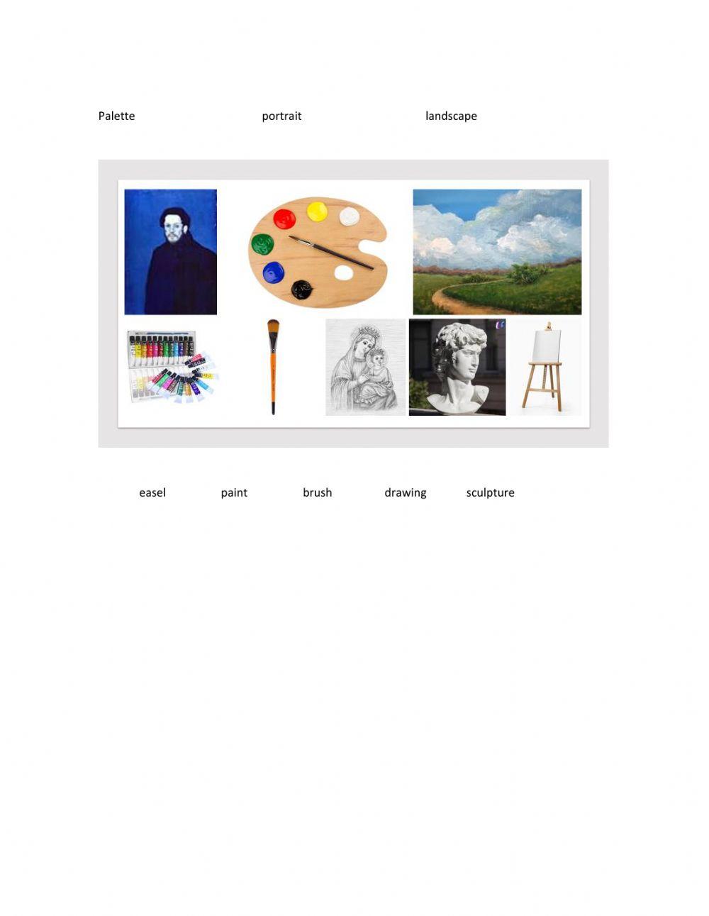 Art online activity | Live Worksheets