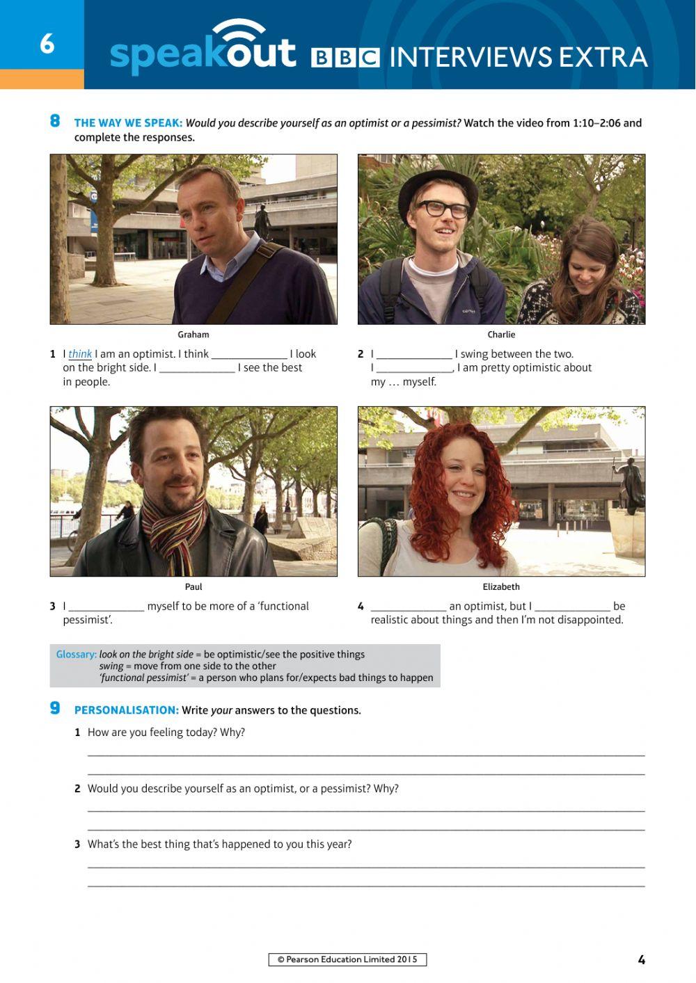 Speakout Interm… | Free Interactive Worksheets | 5912745