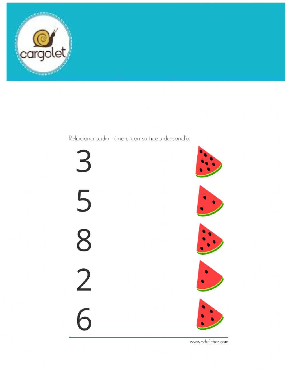Conteo interactive activity for Kinder | Live Worksheets