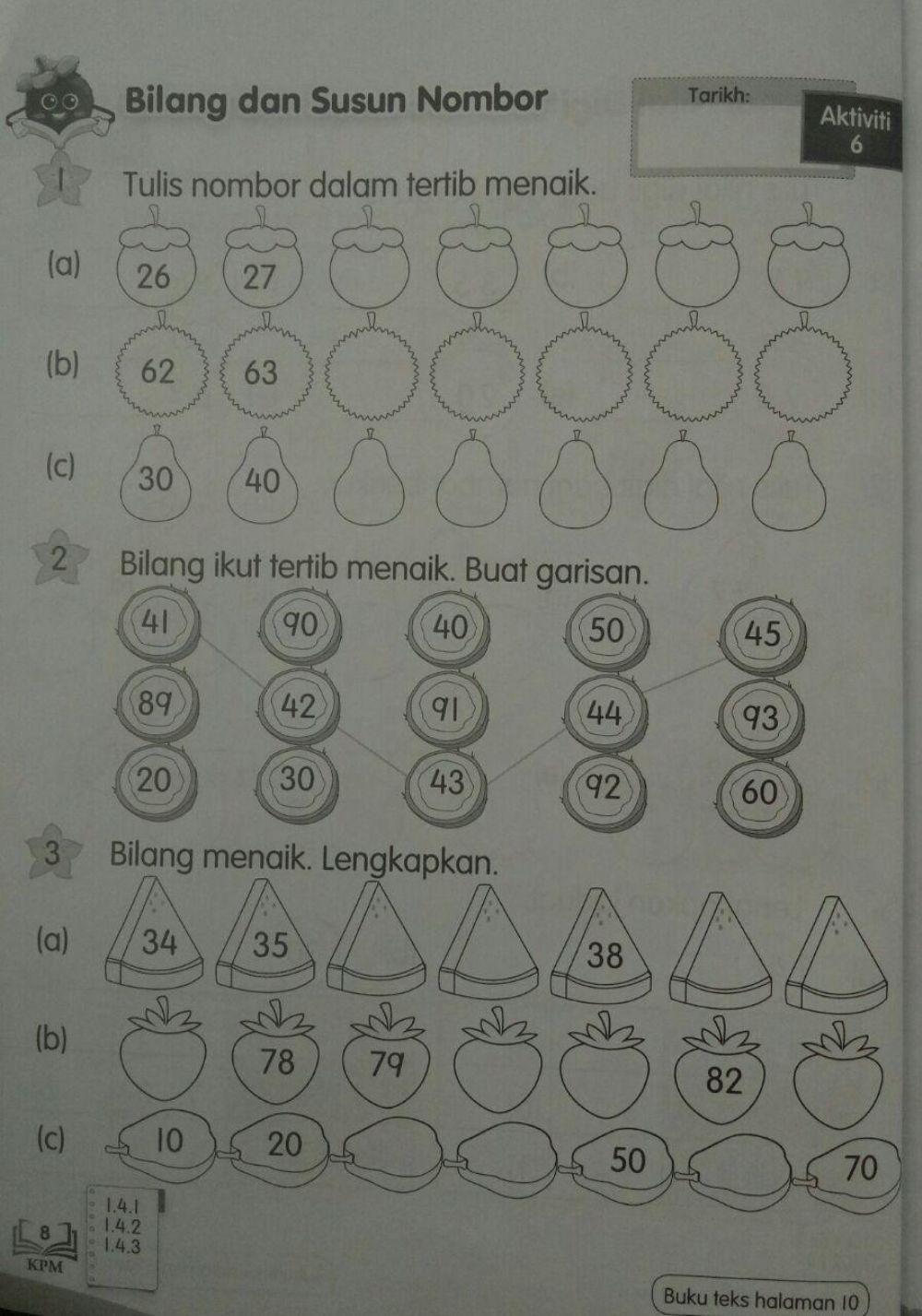 Tertib Menaik interactive worksheet | Live Worksheets
