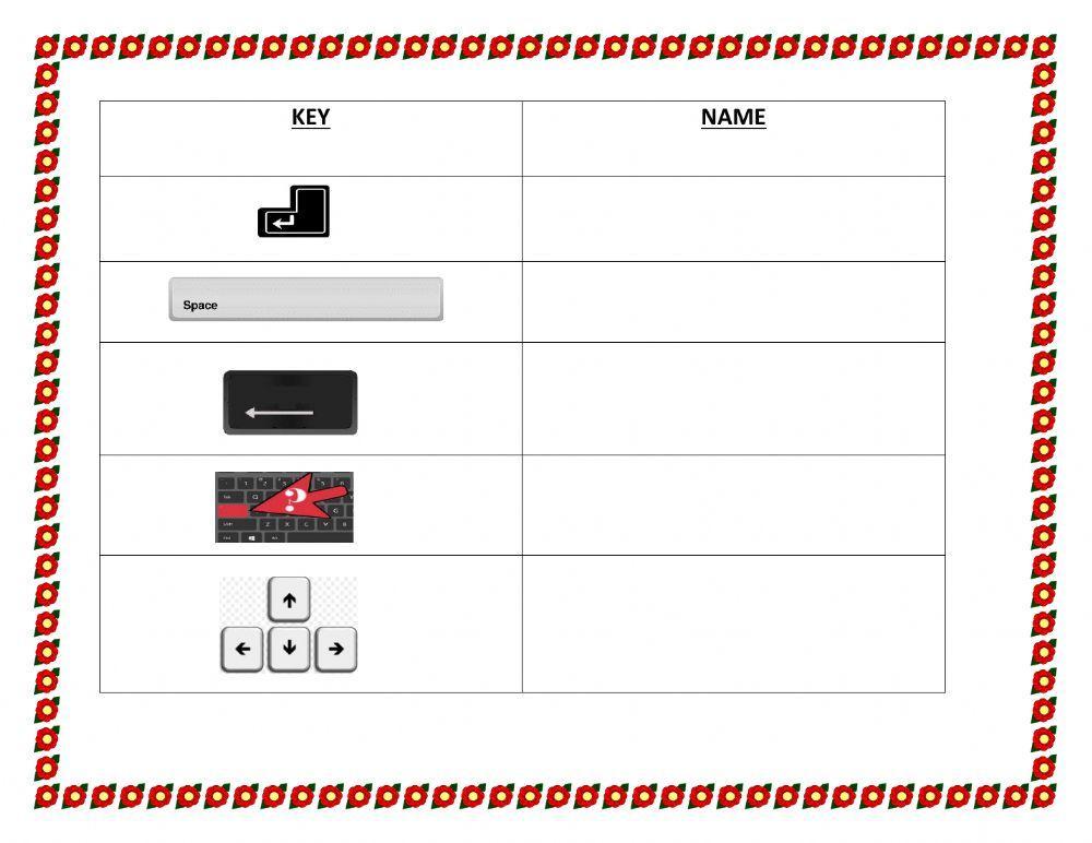 294071 | The Keyboard | Swati Gupta | LiveWorksheets