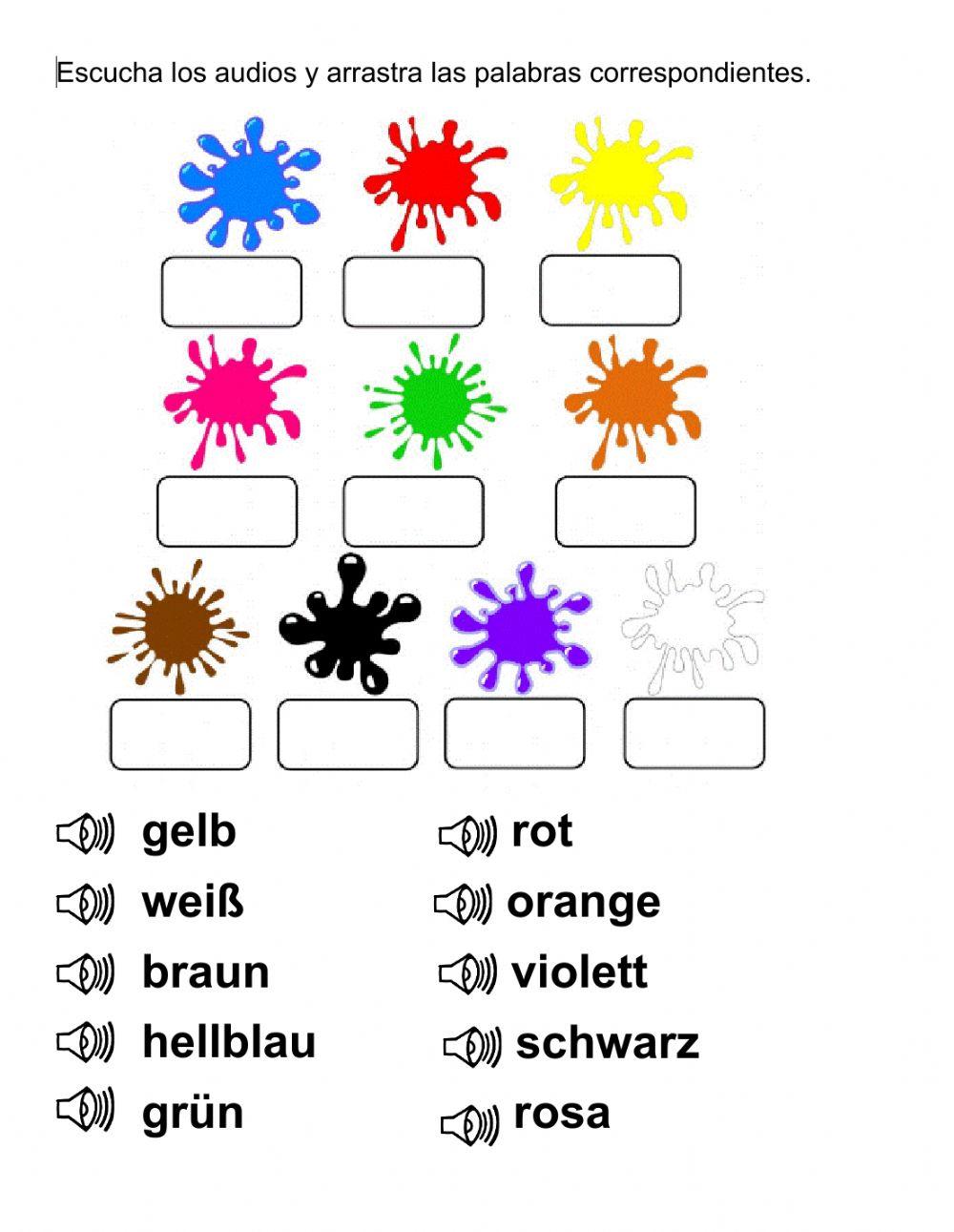 Wir lernen die Farben online exercise for | Live Worksheets
