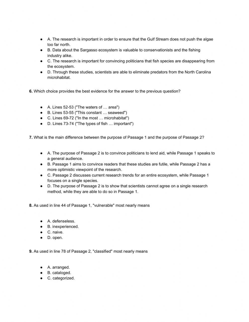 5915385 | New SAT Reading Practice Test 37: Dual