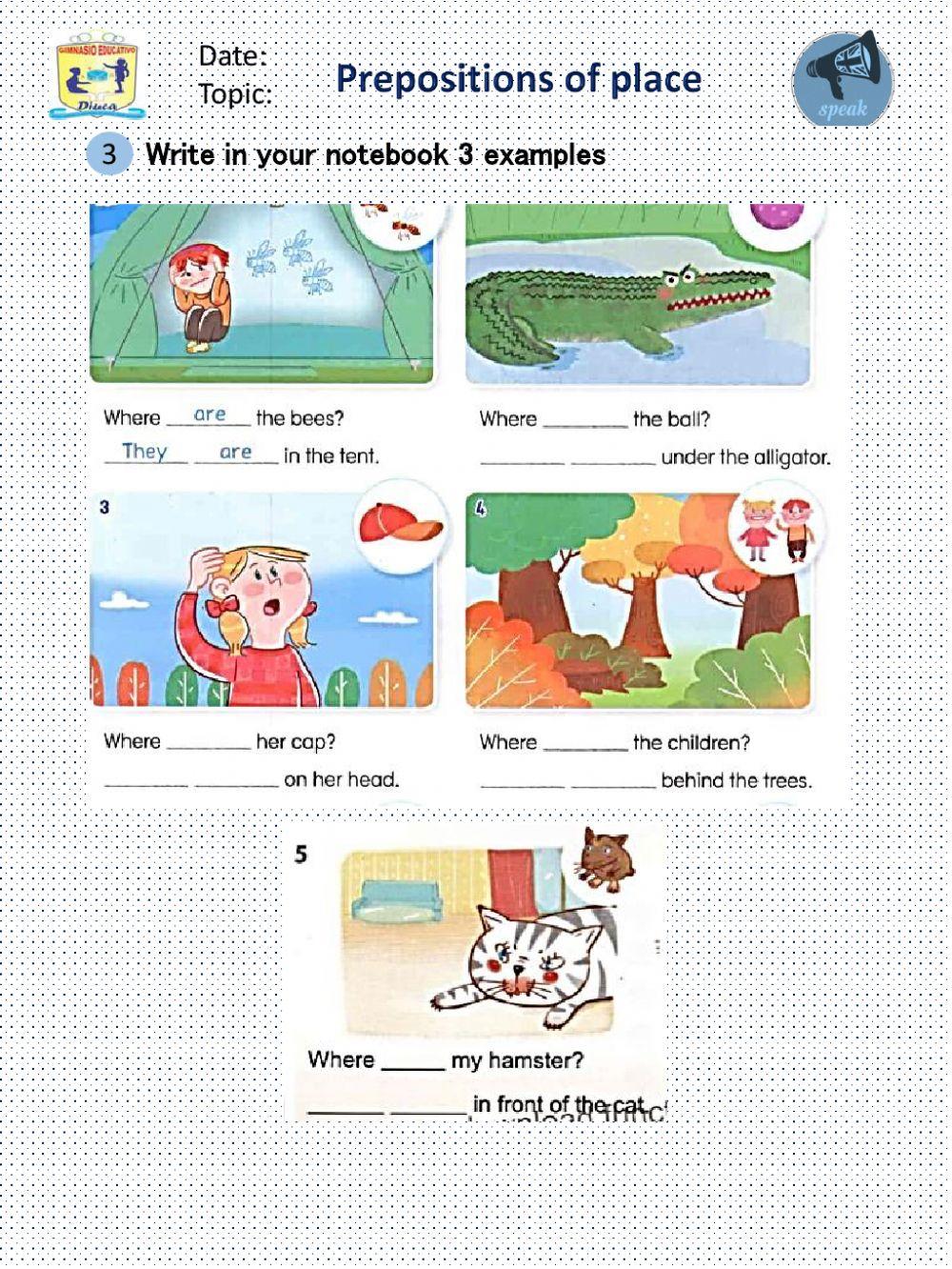 Prepositions of Time Exercise 1 worksheet | Live Worksheets