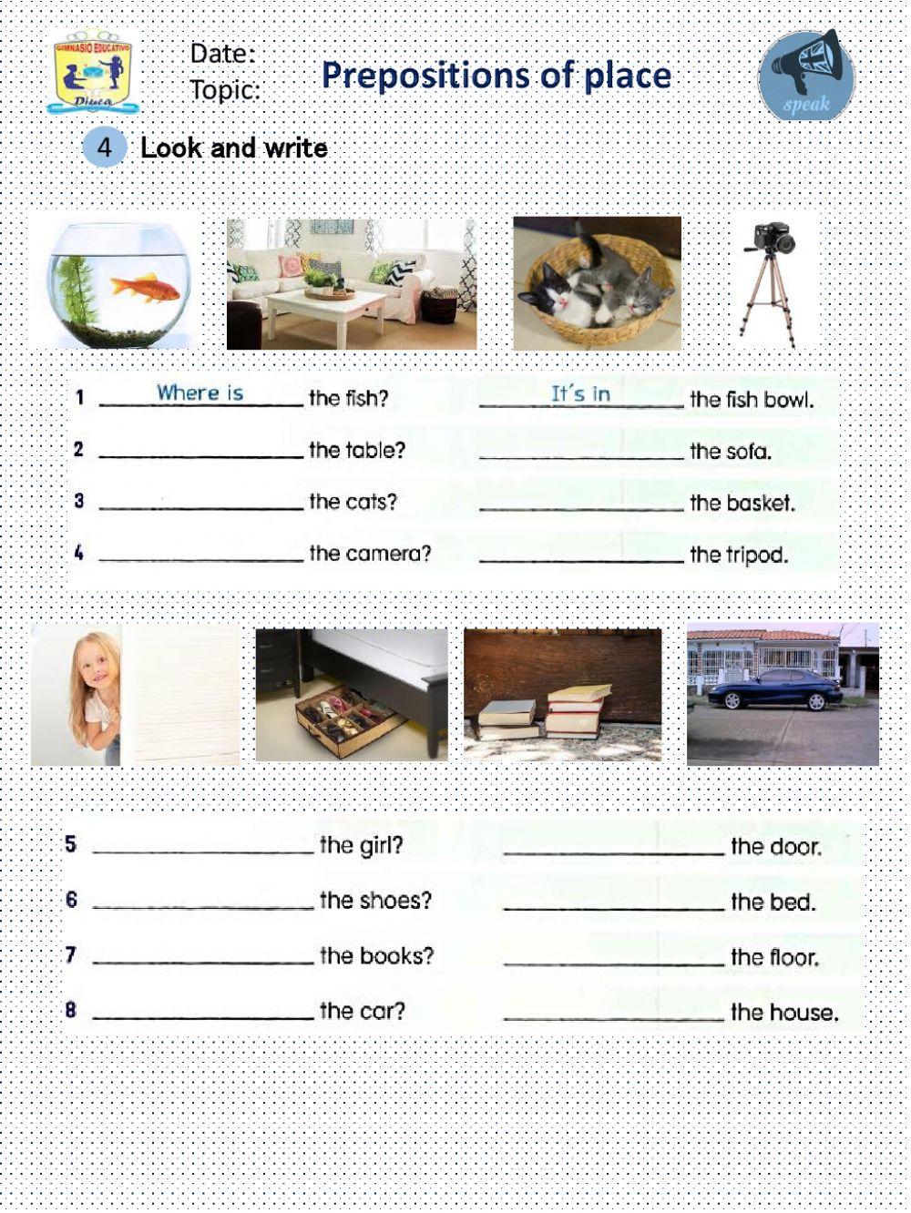 Prepositions of Time Exercise 1 worksheet | Live Worksheets