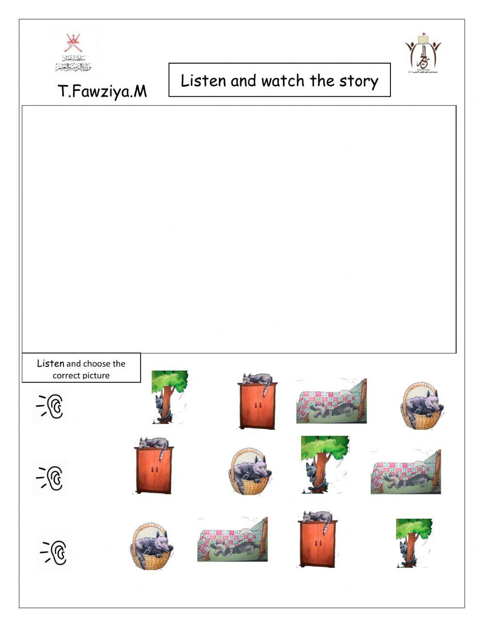 Little red Riding Hood story worksheet | Live Worksheets