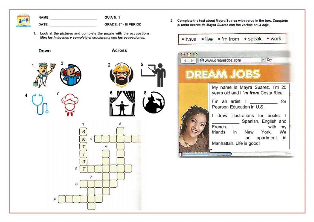 Simple present with I, you, we, they worksheet | Live Worksheets