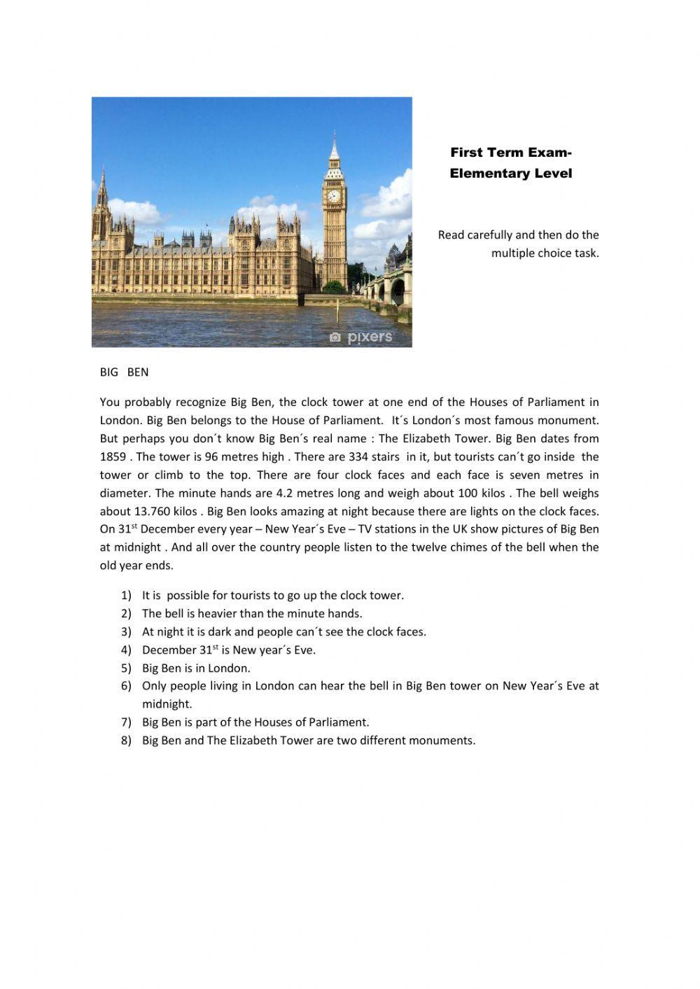 Monuments in th… | Free Interactive Worksheets | 295064