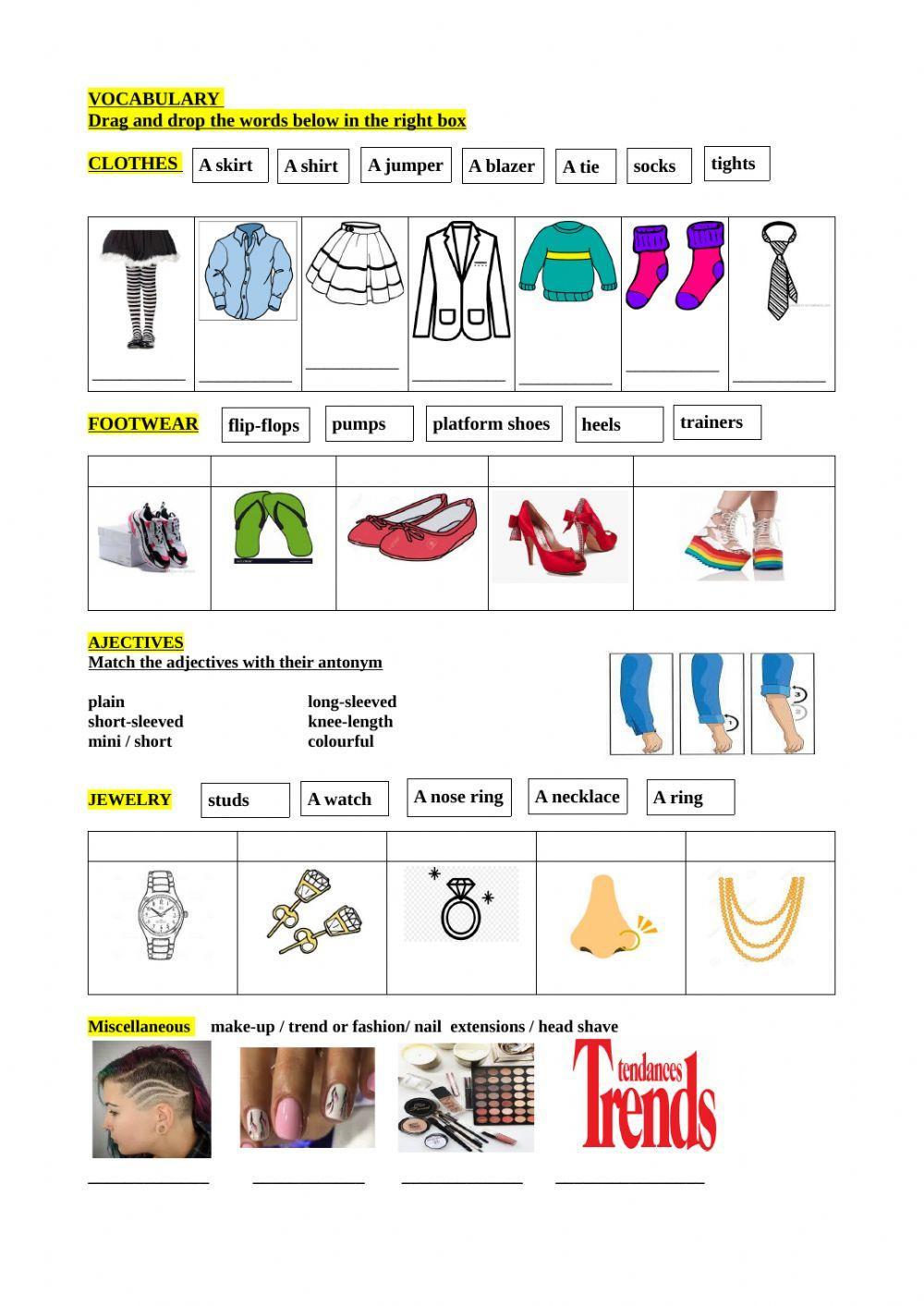 School uniforms | Free Interactive Worksheets | 295432