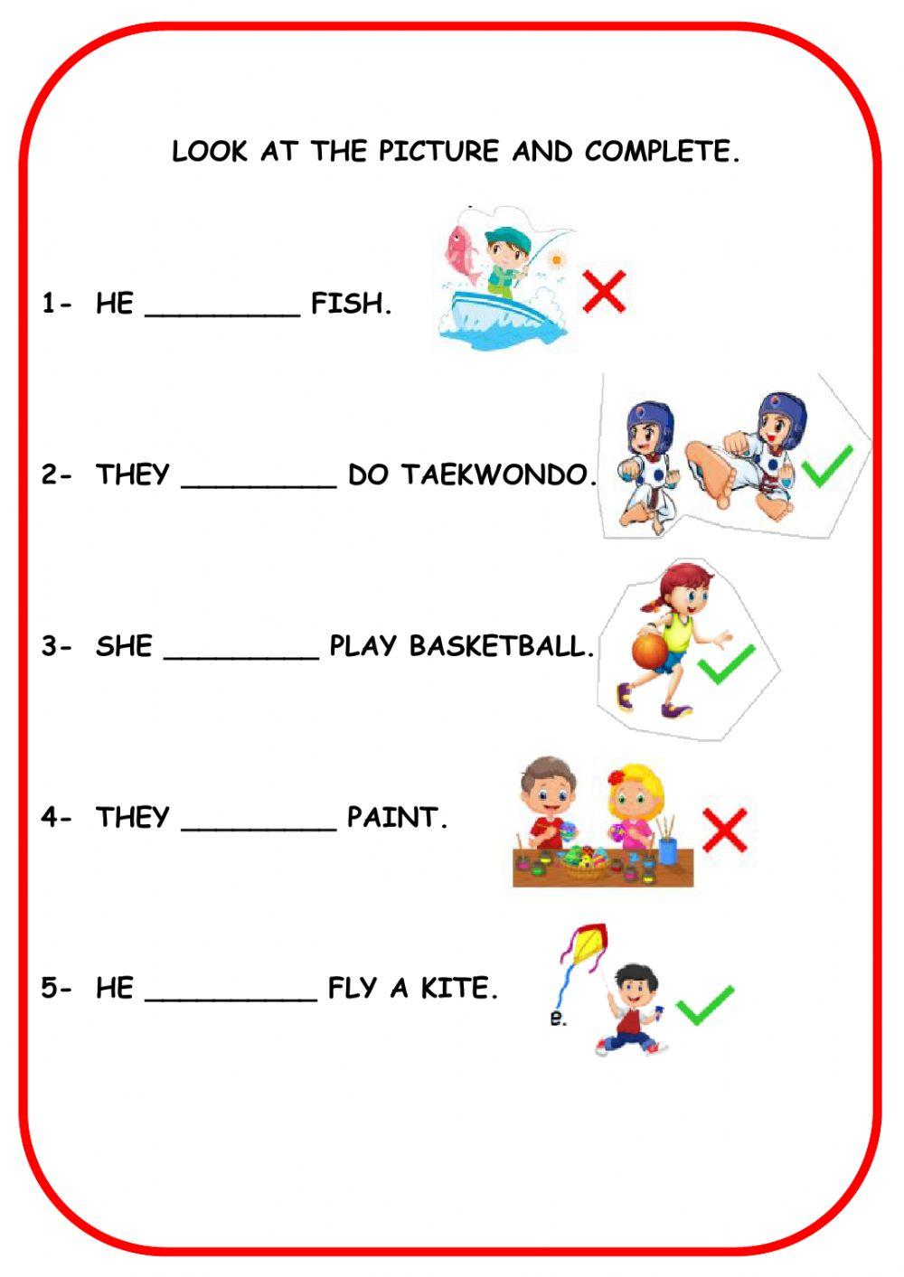 ACTIONS online exercise for | Live Worksheets