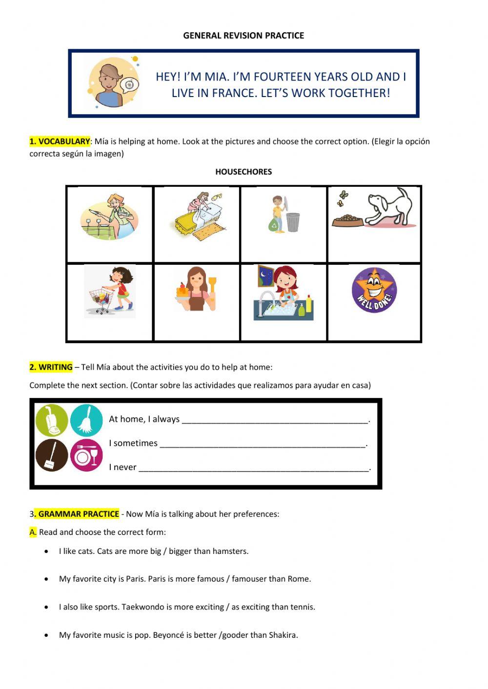 6ta prop - gene… | Free Interactive Worksheets | 296314