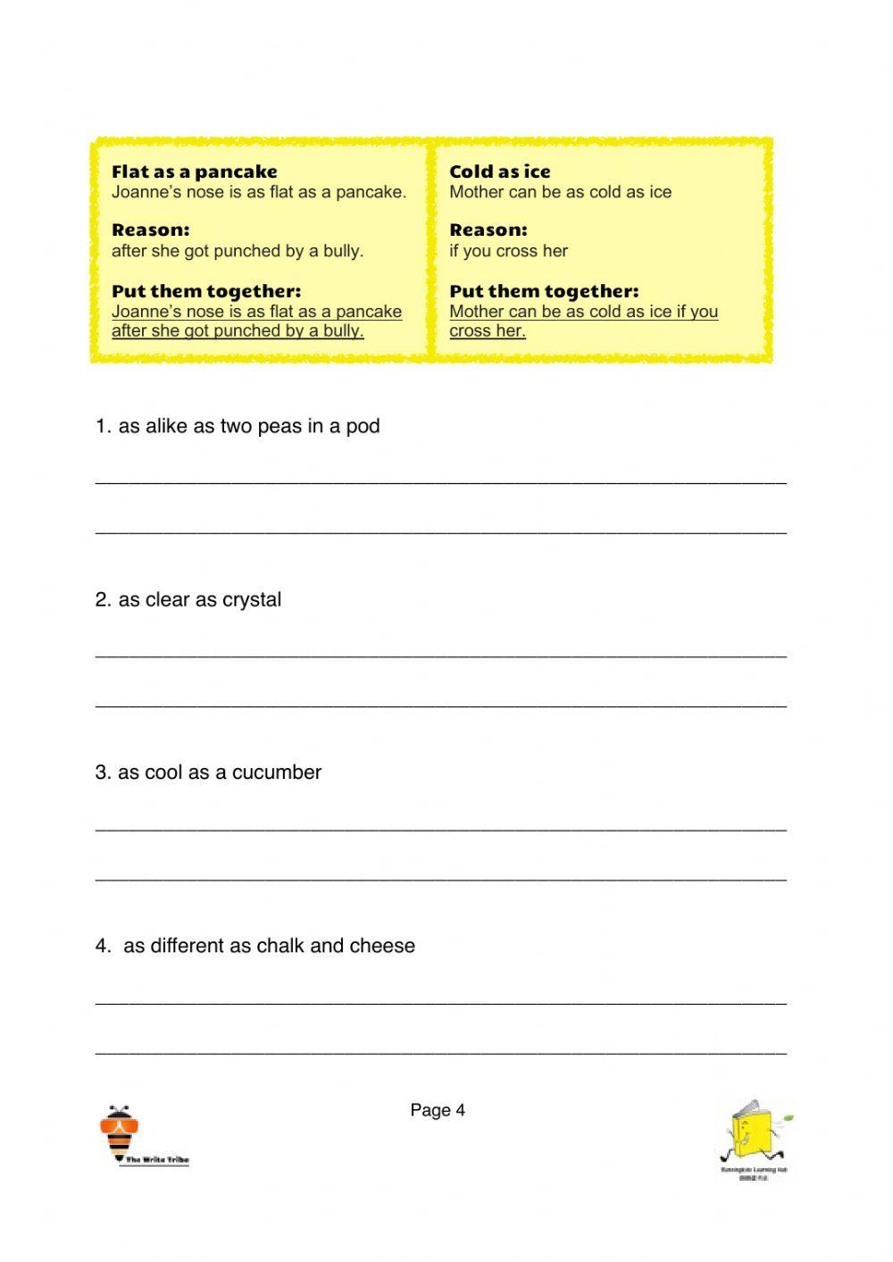 Week 3 e-learning p5-6 part 1 worksheet | Live Worksheets