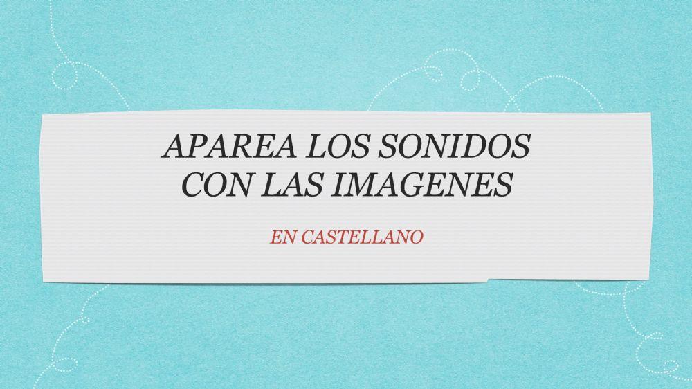 Aparea en castellano worksheet | Live Worksheets