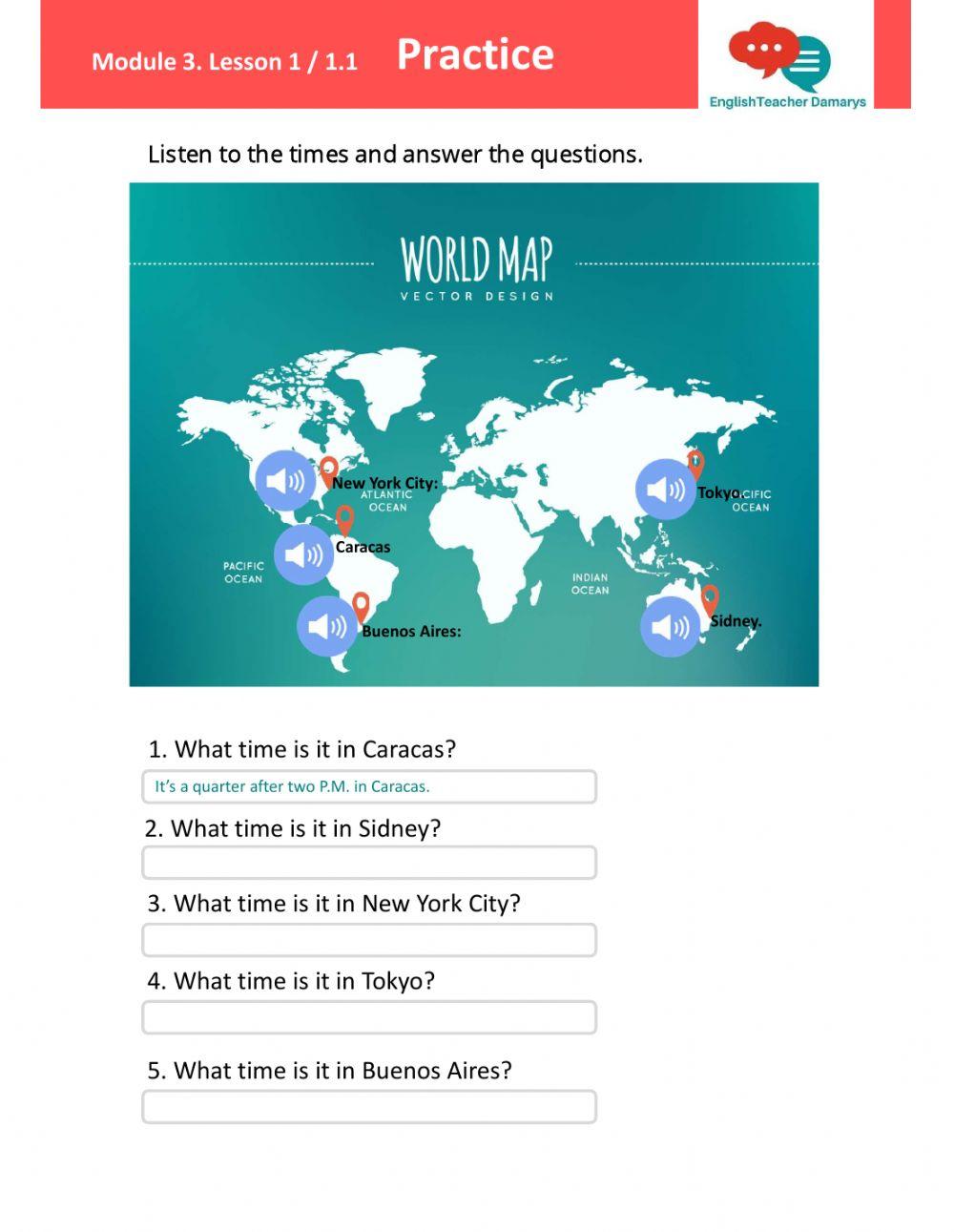 Telling the time online pdf worksheet | Live Worksheets