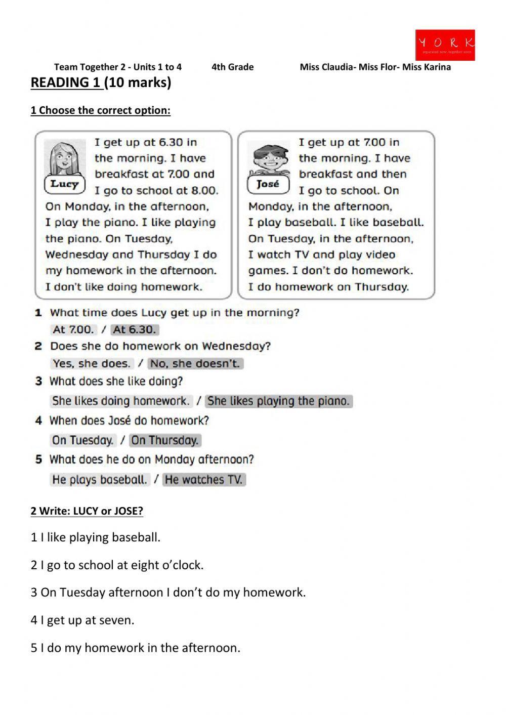 Team Together 2… | Free Interactive Worksheets | 296813