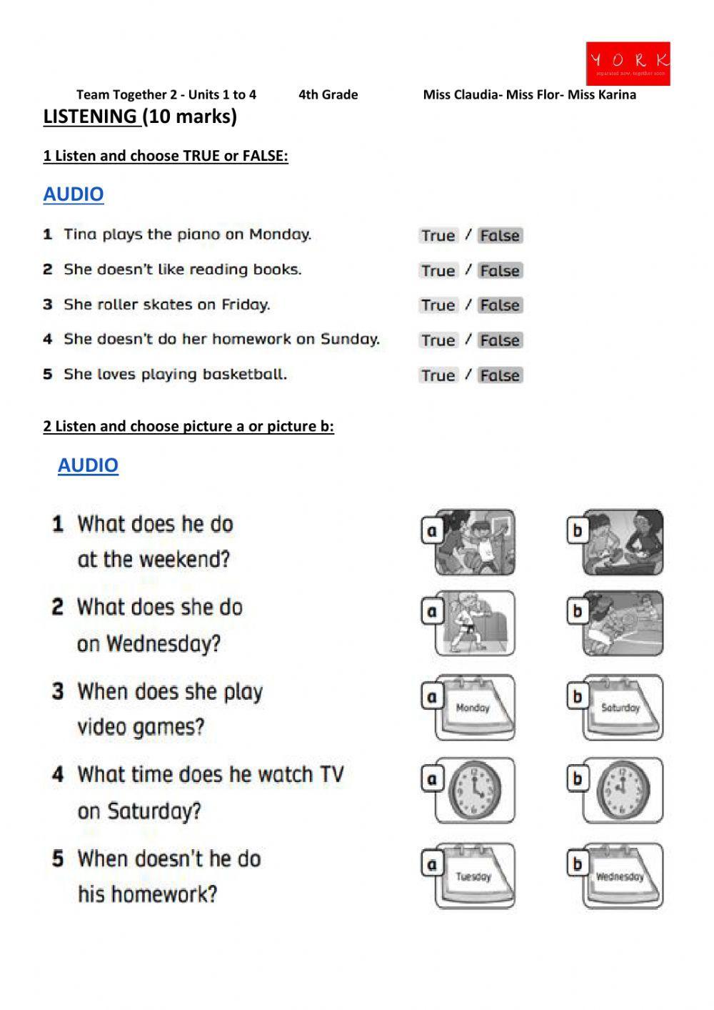 Team Together 2… | Free Interactive Worksheets | 296813