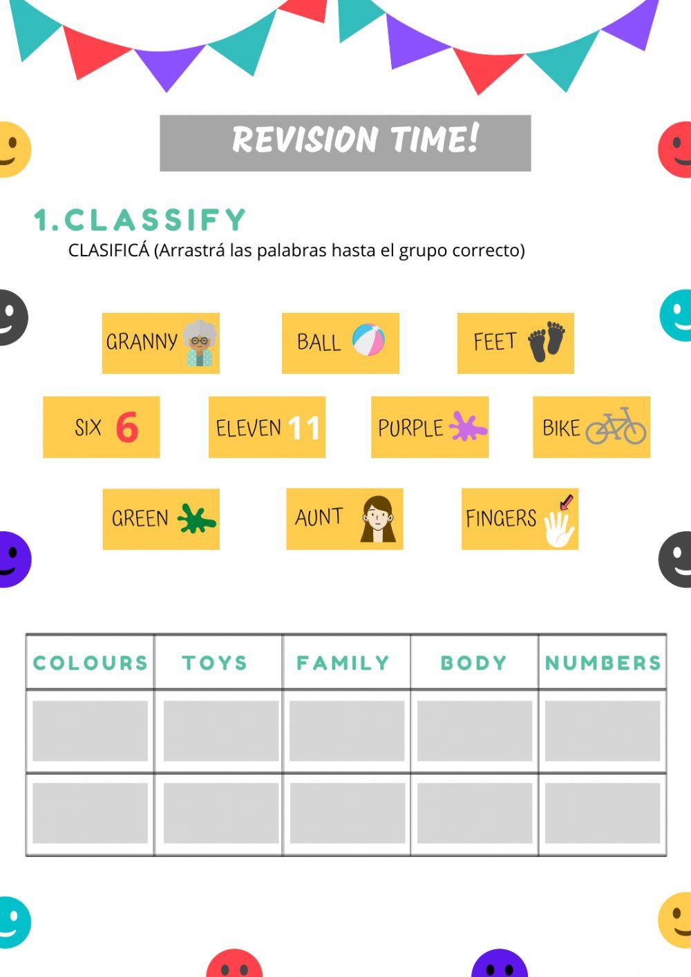 5882771 | REVISION WORKSHEET 1- CLASSIFY | CeLopez