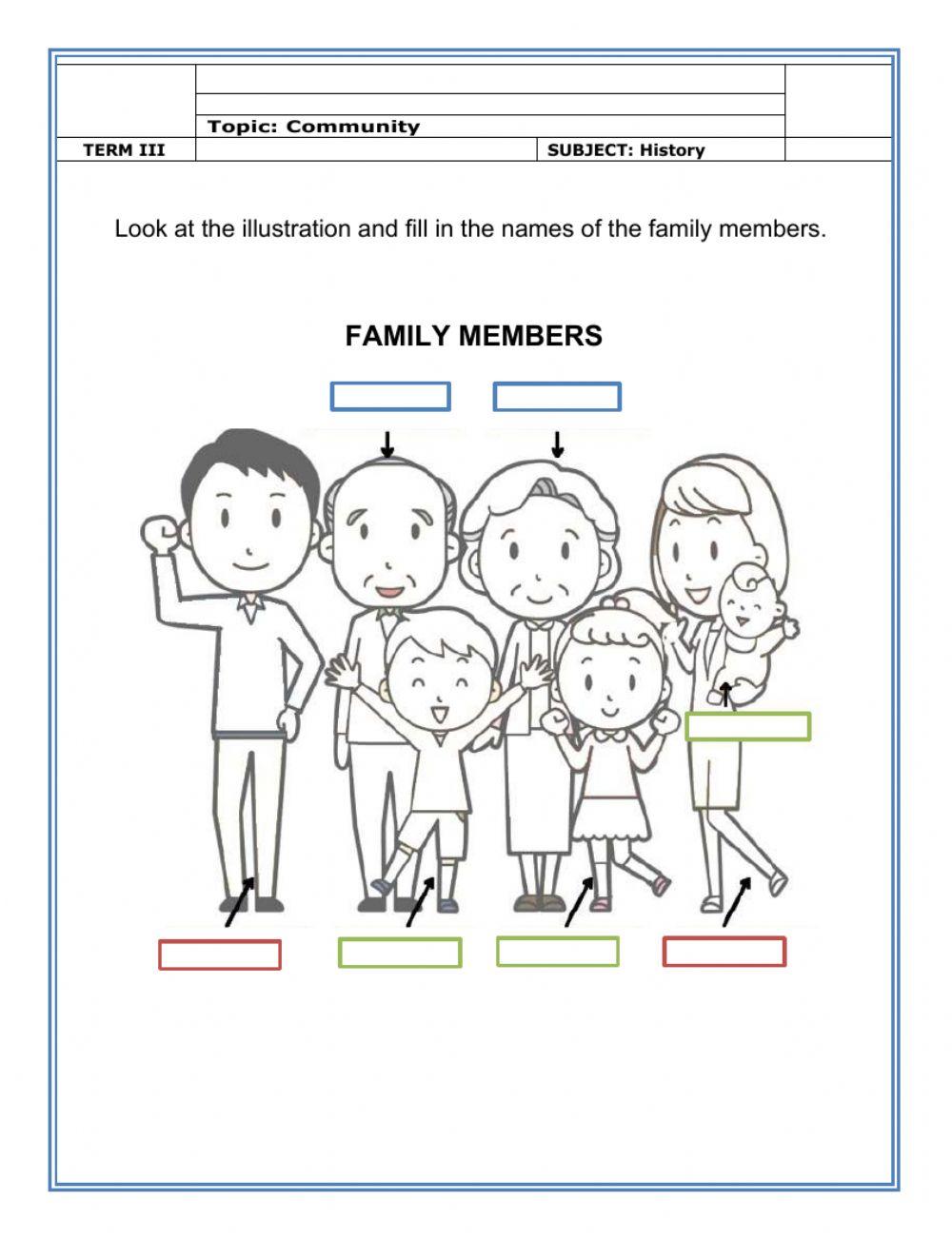 Community interactive worksheet | Live Worksheets