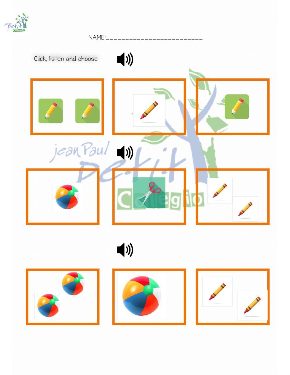 Numbers 1 and 2 298749 | TeacherSathya | Live Worksheets