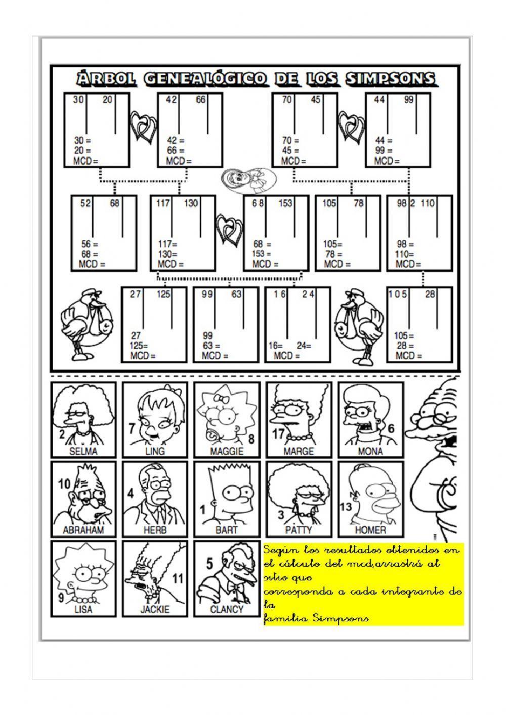 Mcm y mcd | Free Interactive Worksheets | 298791