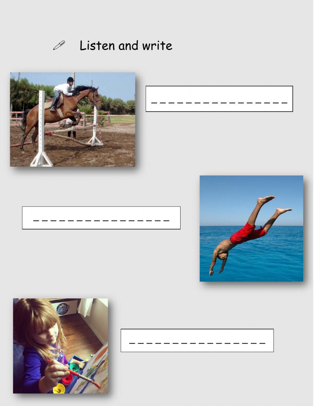 Activities interactive activity for Juniors | Live Worksheets