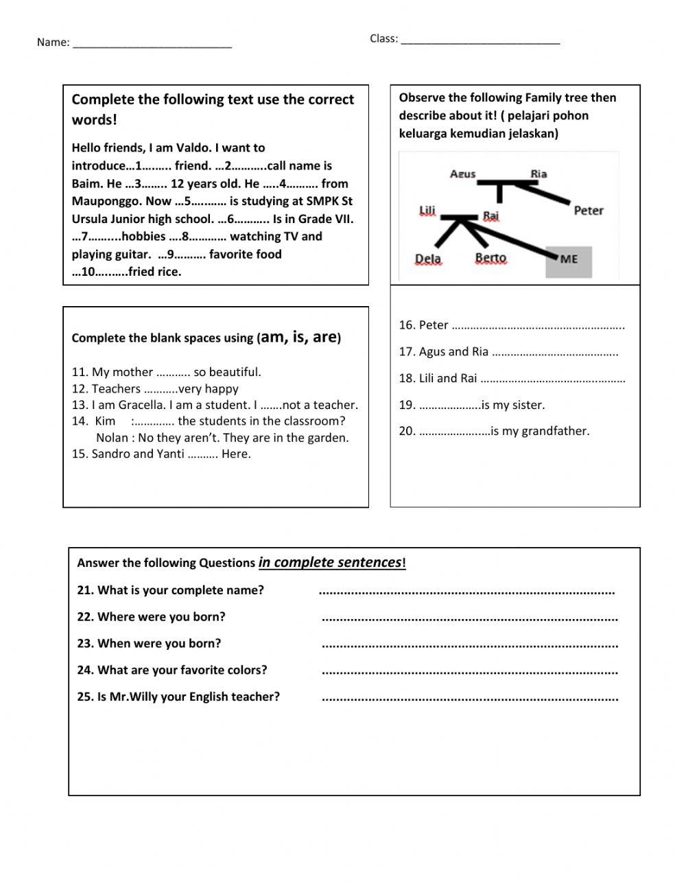 Introducing | Free Interactive Worksheets | 321947