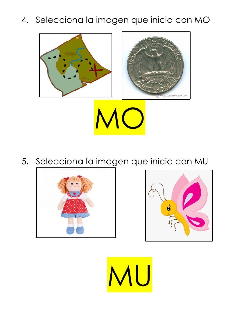 Sílabas M activity | Live Worksheets