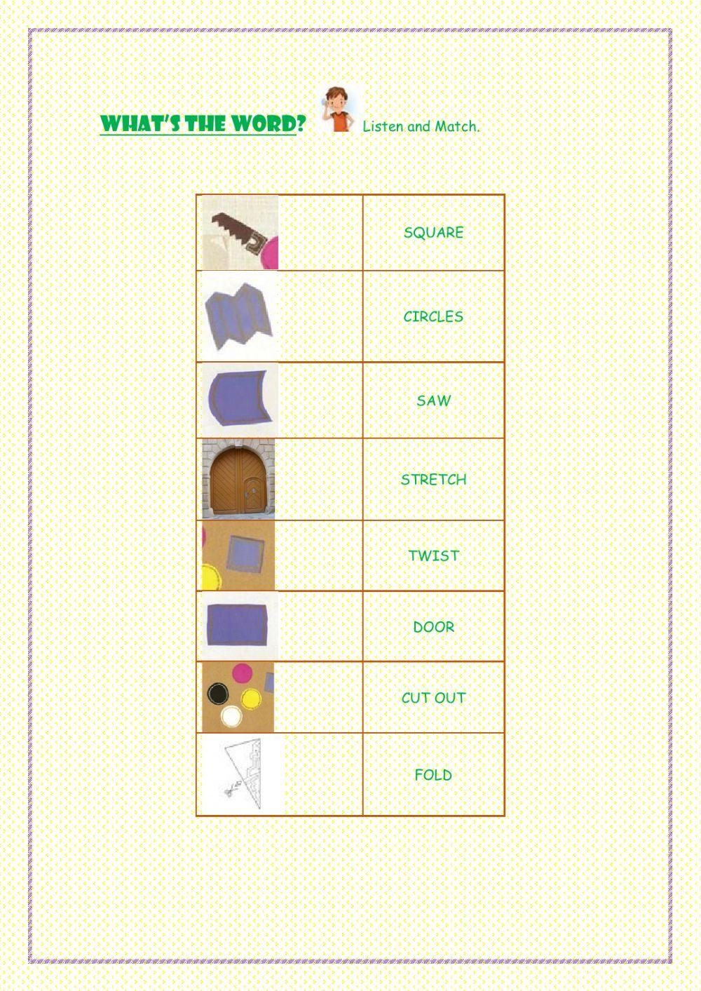 What's the word? worksheet | Live Worksheets