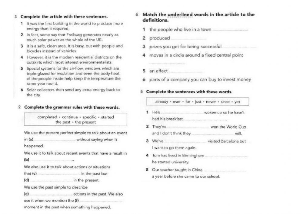 Fifth Year - class 35 worksheet | Live Worksheets