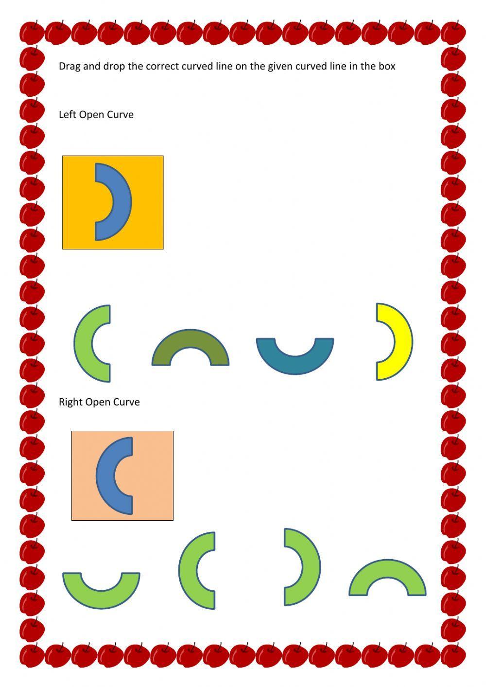 Curved line worksheet 1155 | Yamini Bhatia | Live