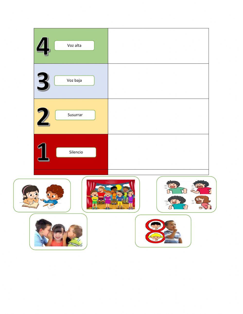 Campaña contra el ruido worksheet | Live Worksheets