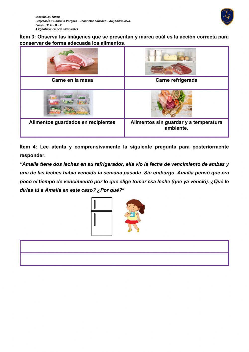 Conservación de… | Free Interactive Worksheets | 323712