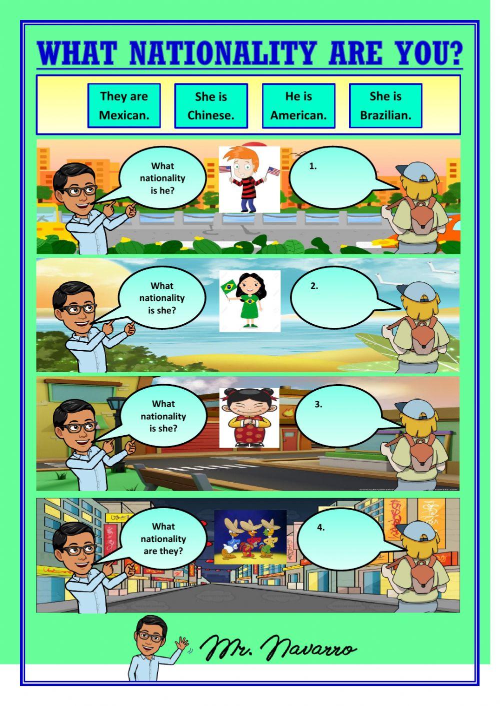 What nationality are you? 1 (Drag and drop) 5935113