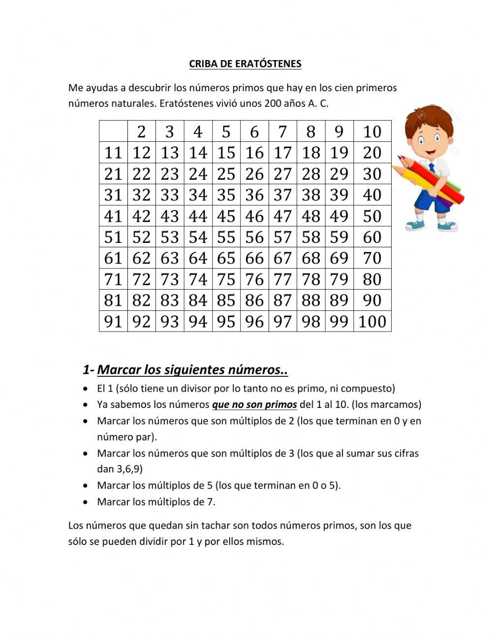 Lista De Numeros Primos Cómo Conocer Los Números Primos