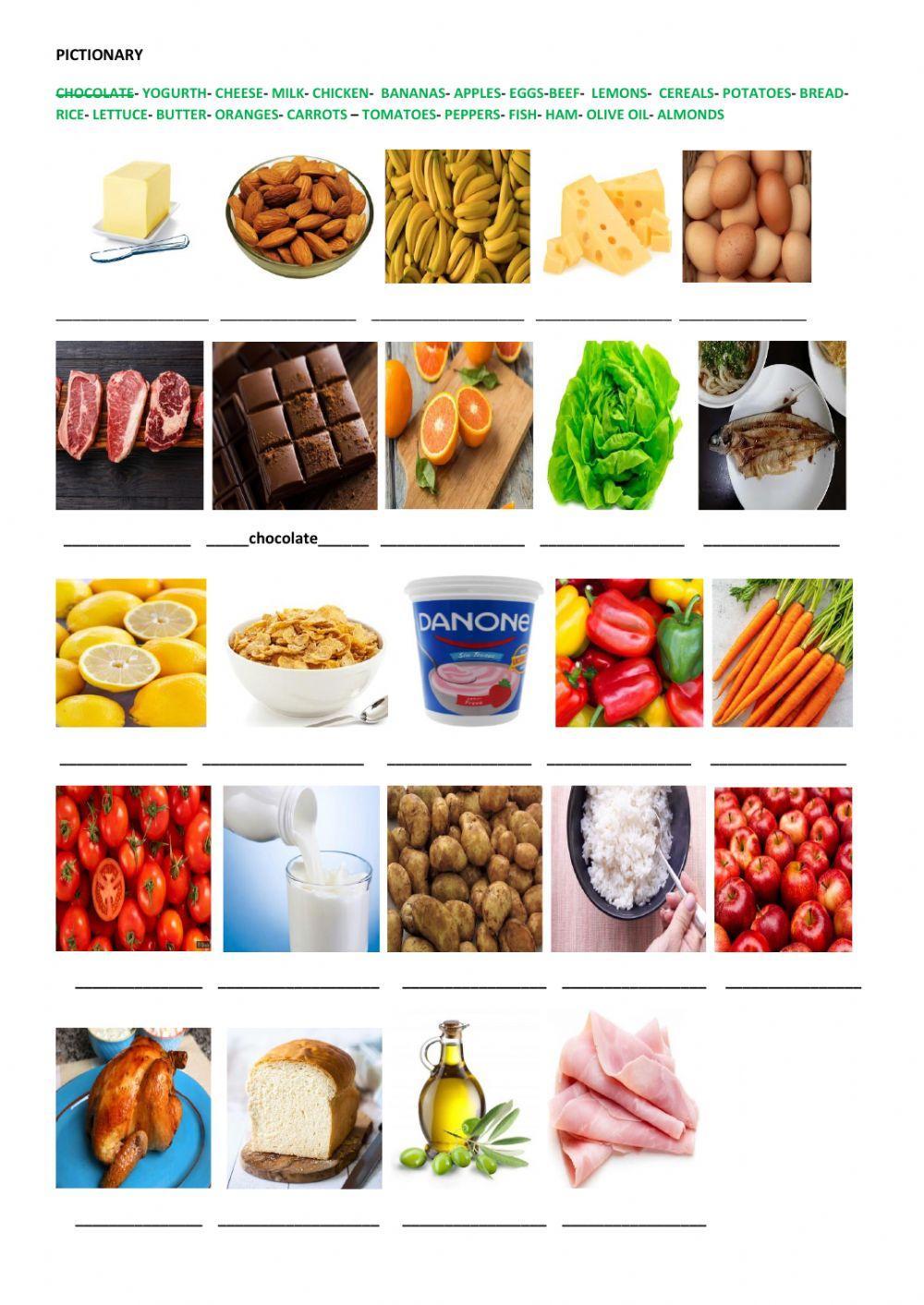 324239 | Types of food | ROBERTO CHAVEZ | LiveWorksheets