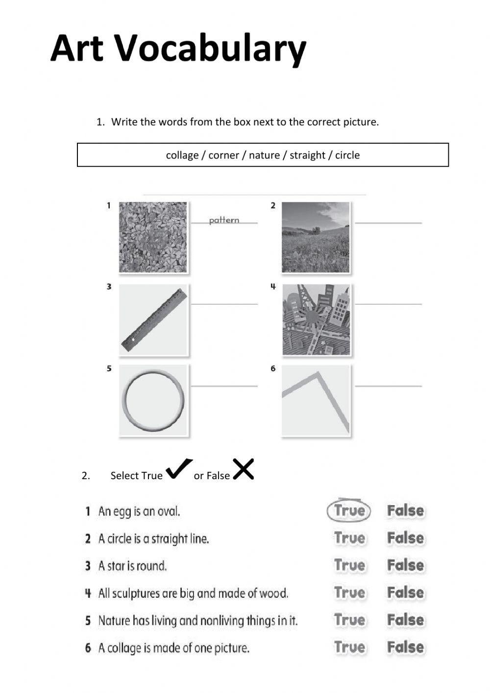 valenmade | Art vocabulary 325417 | LiveWorksheets