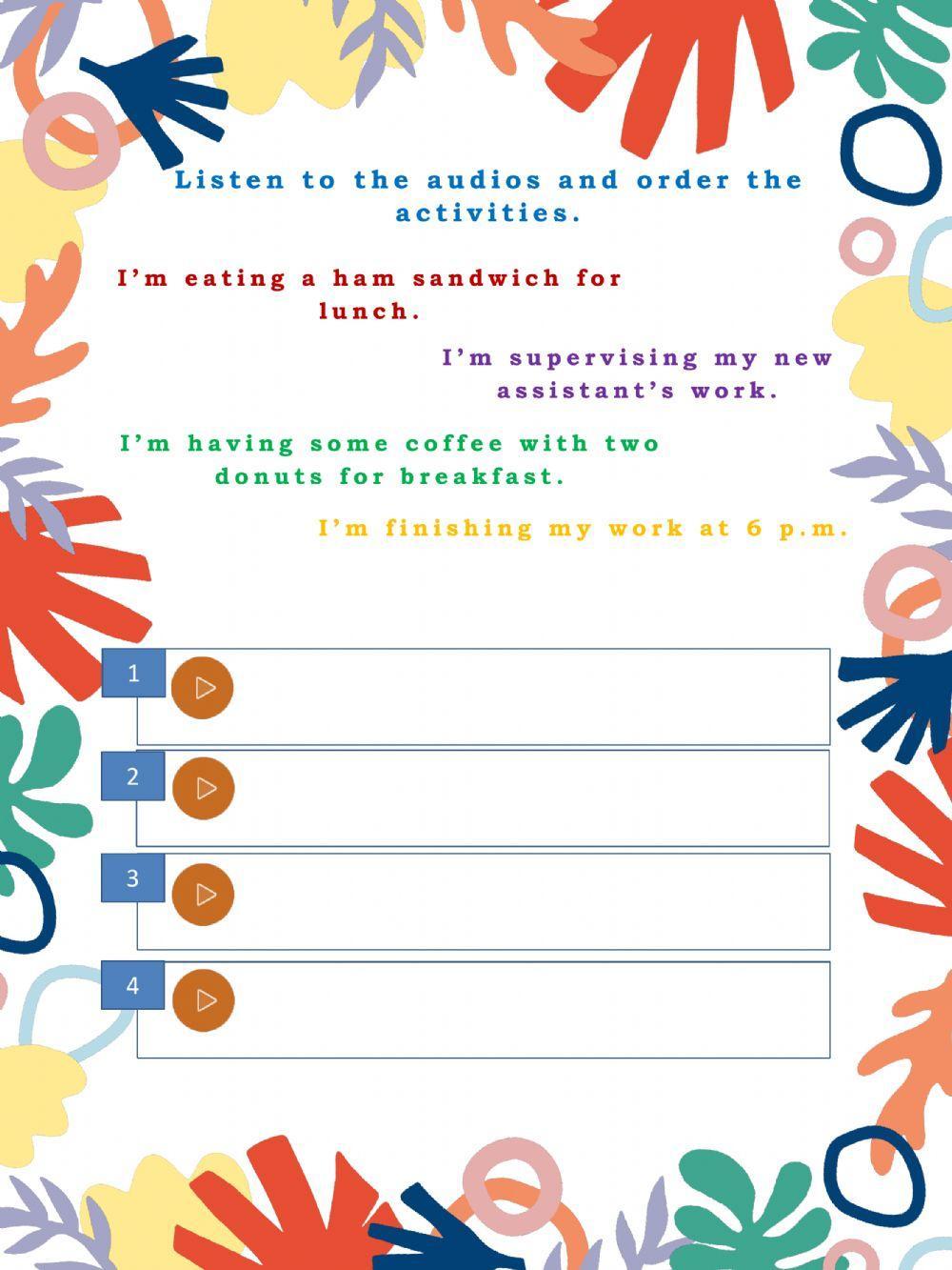 367328 | LISTENING PRACTICE - PRESENT CONTINUOUS | K_AL