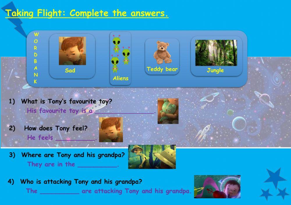 Taking Flight worksheet | Live Worksheets