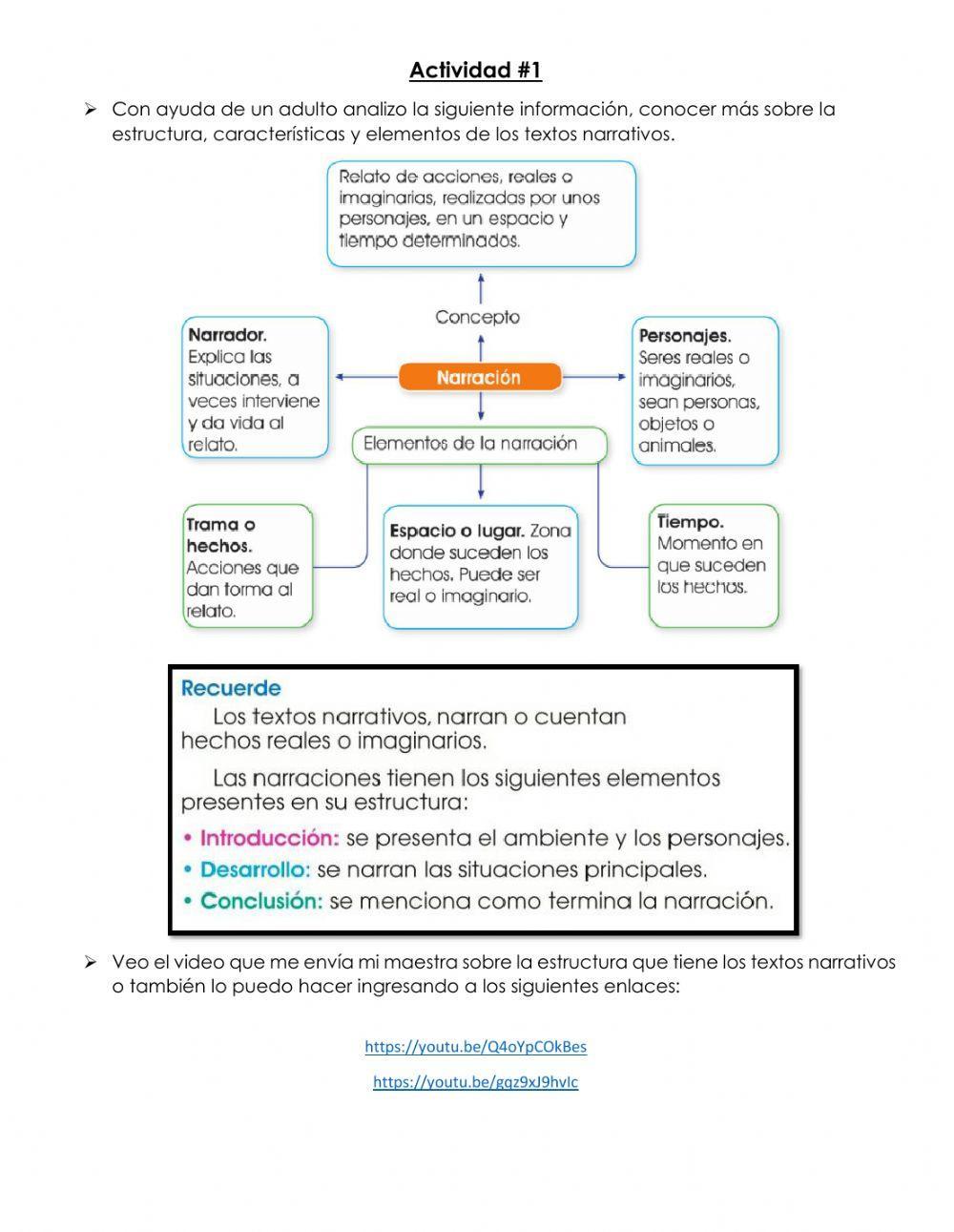 Textos Descriptivos Y Narrativos Worksheet Live Worksheets P Textos Descriptivos Y Narrativos Worksheet Live Worksheets P