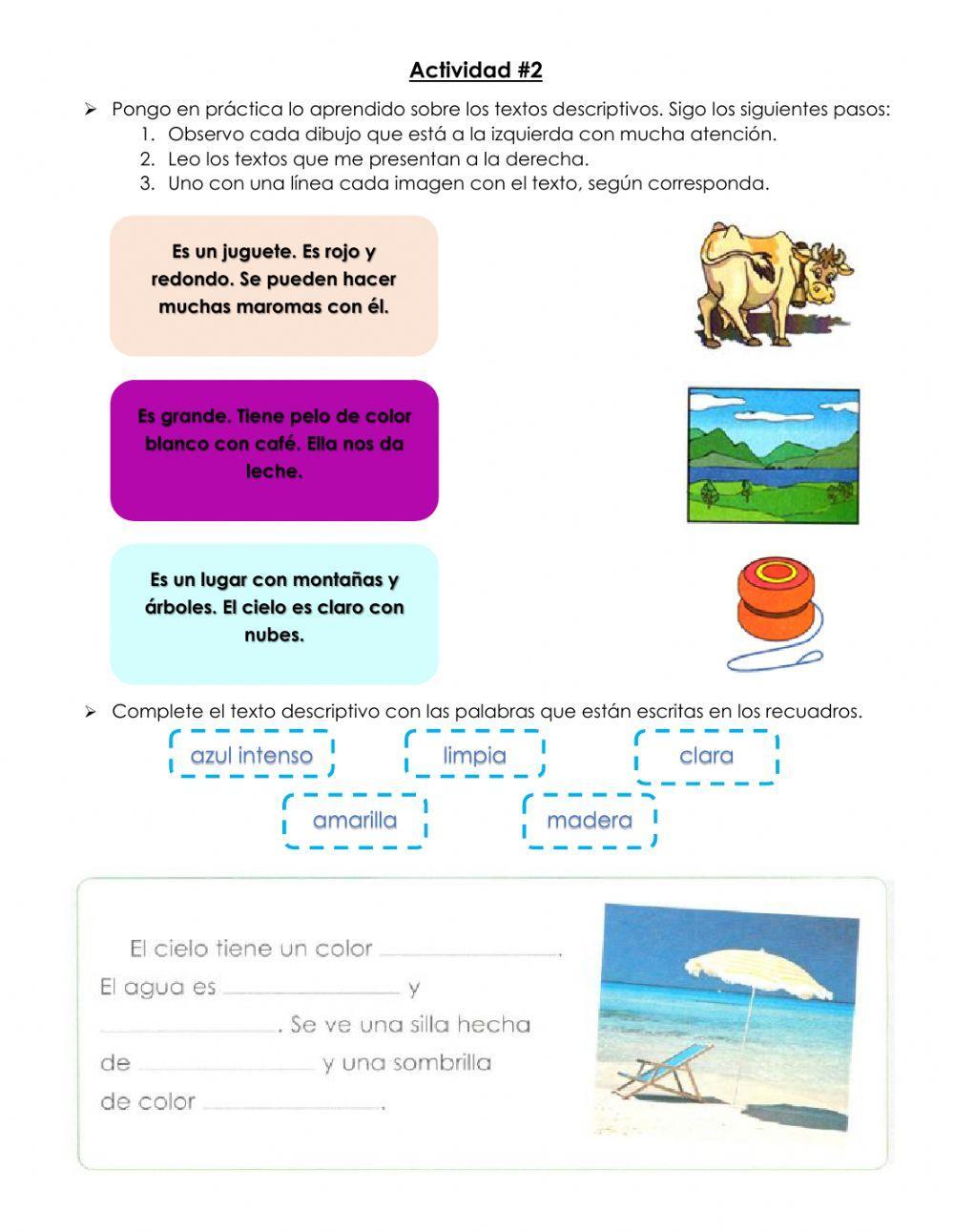 Textos Descriptivos Y Narrativos Worksheet Live Worksheets P Textos Descriptivos Y Narrativos Worksheet Live Worksheets P