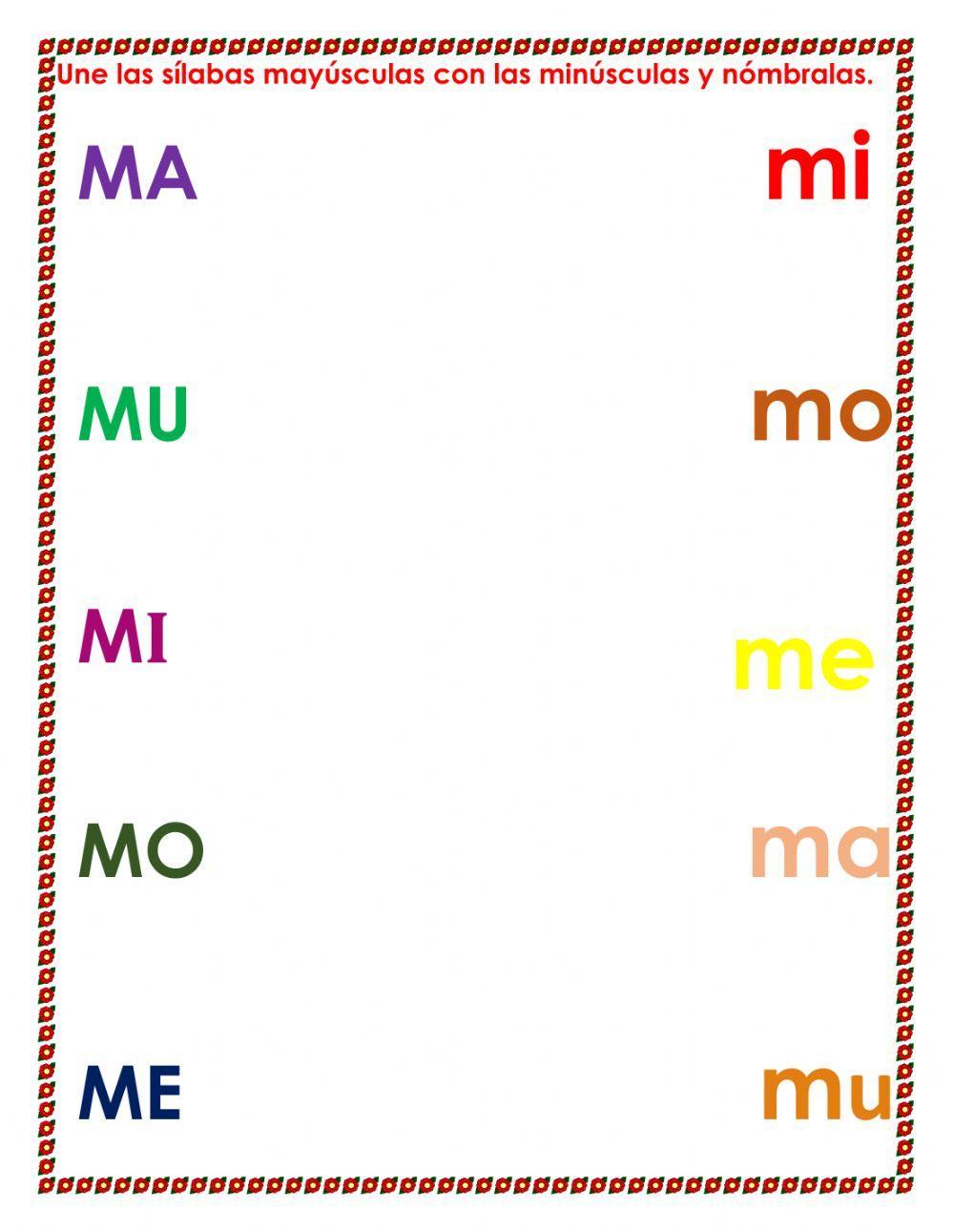 Aprender A Leer 3 Sílabas Ma Me Mi Mo Mu La Letra M Canal Block 6🥊 Aposte Com A 