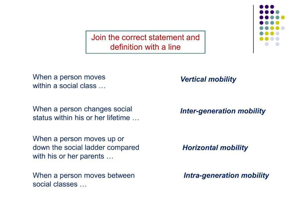 SSC2231-L7-Social Mobility online exercise for | Live Worksheets