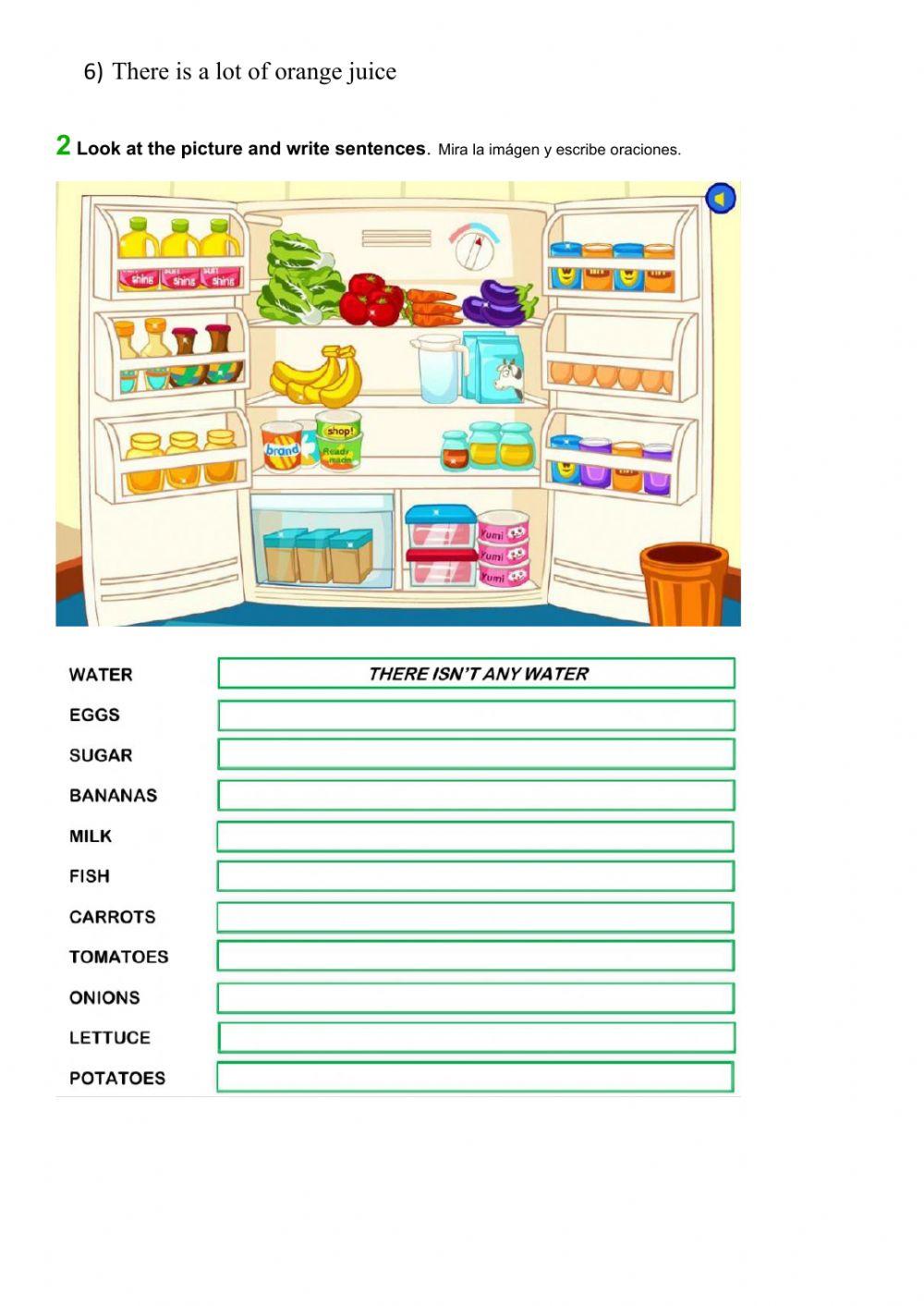 Food- Quantities | Free Interactive Worksheets | 2143690