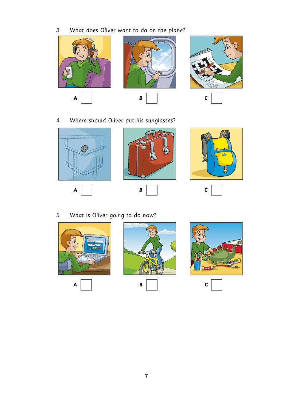 FLYERS MOCK EXAM I - LISTENING - online exercise for | Live Worksheets