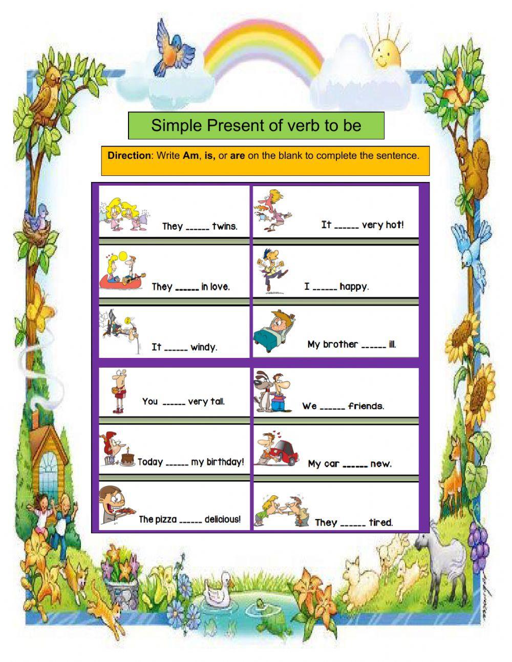 Simple Present of Verb to be 326690 | Ann78 | Live